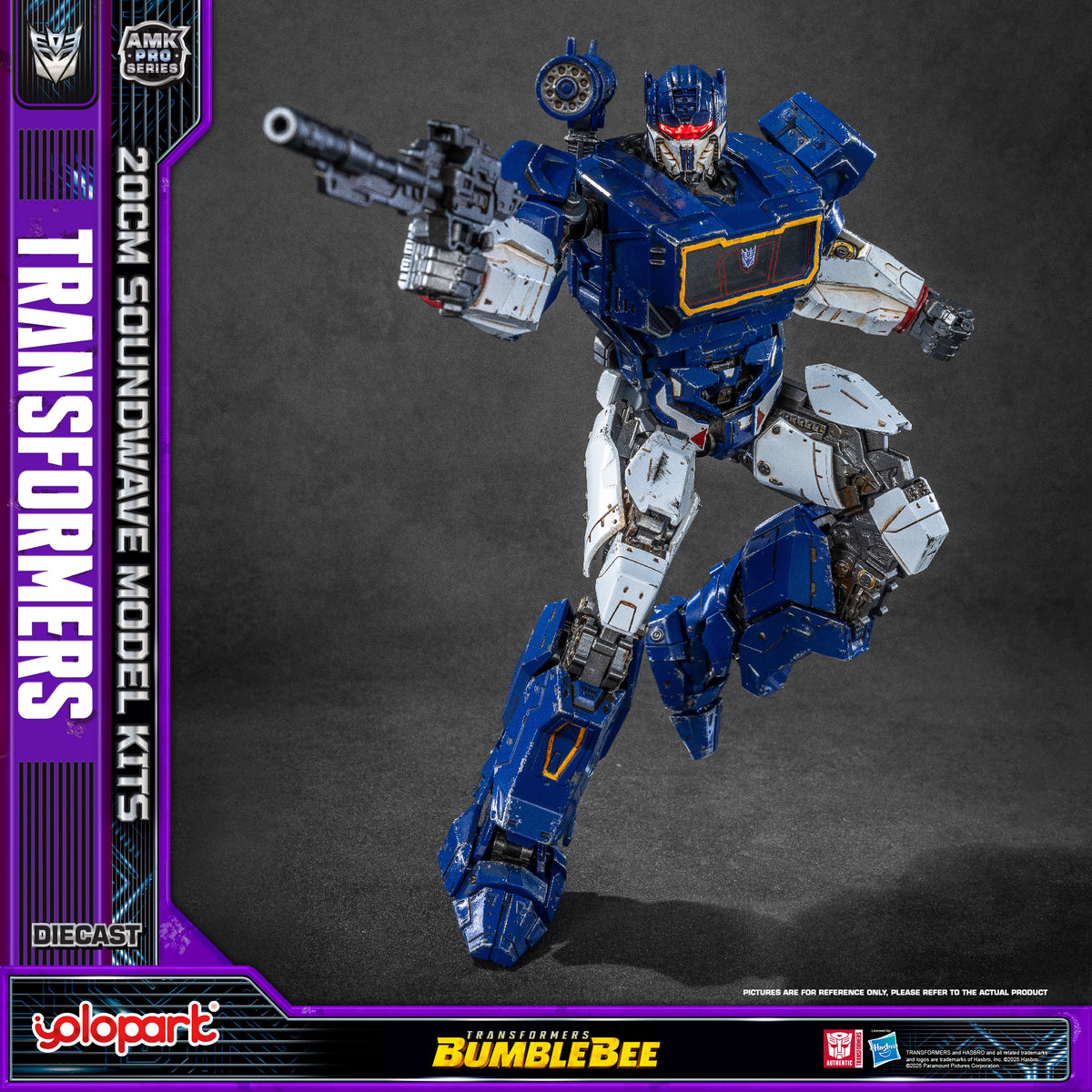 TRANSFORMERS: Bumblebee AMK PRO Series 20cm Soundwave Model Kit – Yolopark
