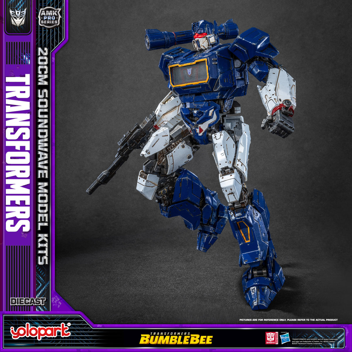 TRANSFORMERS: Bumblebee AMK PRO Series 20cm Soundwave Model Kit – Yolopark