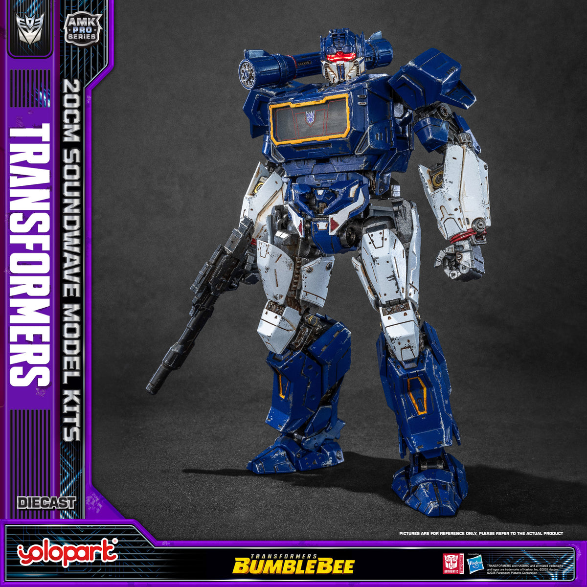 TRANSFORMERS: Bumblebee AMK PRO Series 20cm Soundwave Model Kit – Yolopark
