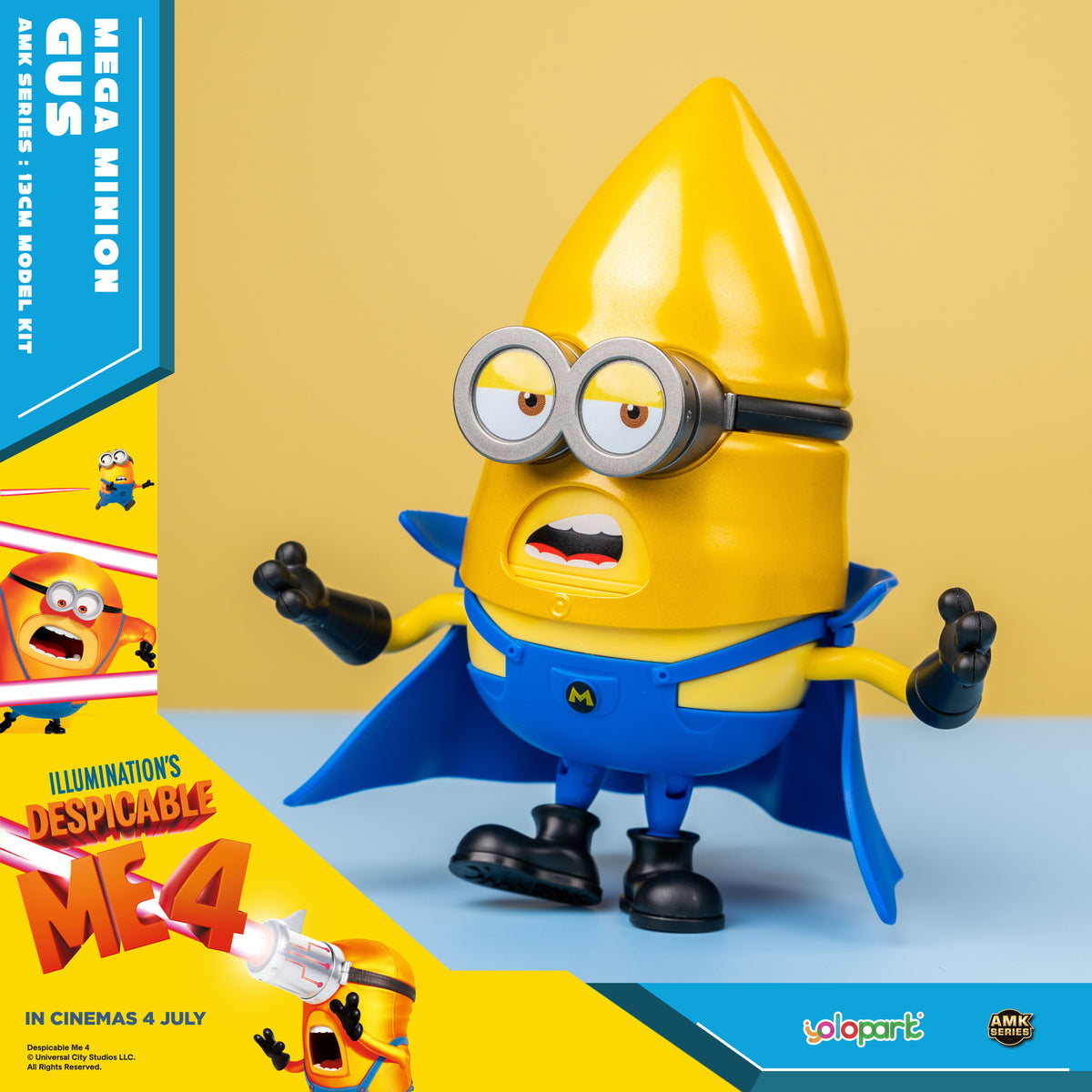 Despicable Me 4 - AMK Series Mega Minion GUS Model kit – Yolopark