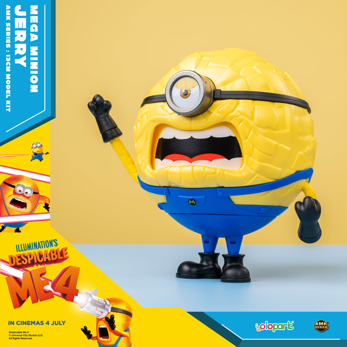 Despicable Me 4 - AMK Series Mega Minion JERRY Model kit – Yolopark