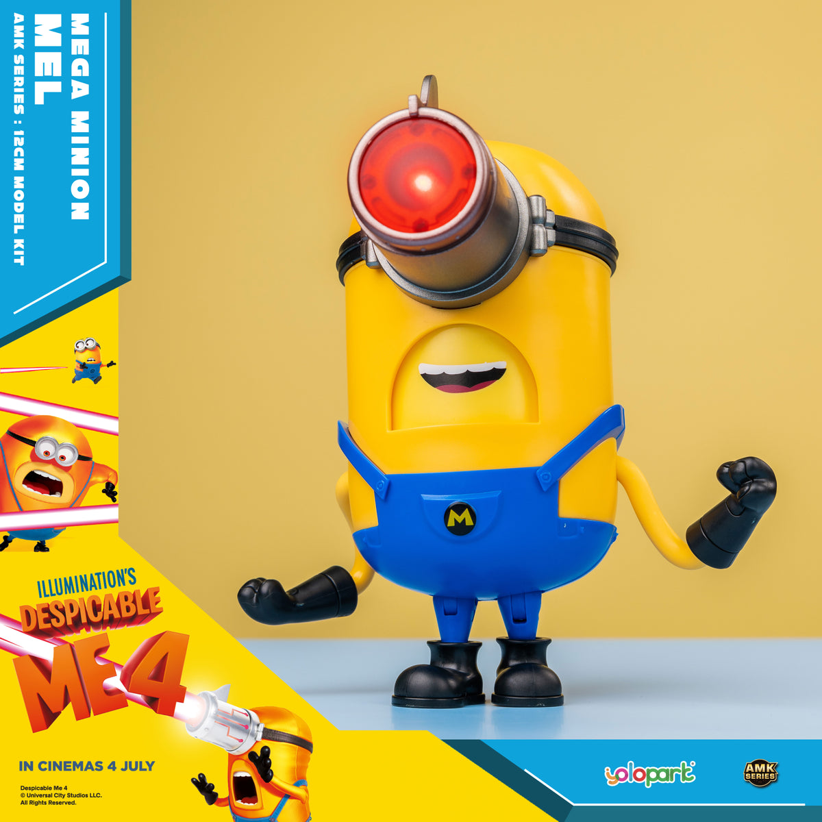 Despicable Me 4 - AMK Series Mega Minion MEL Model kit – Yolopark