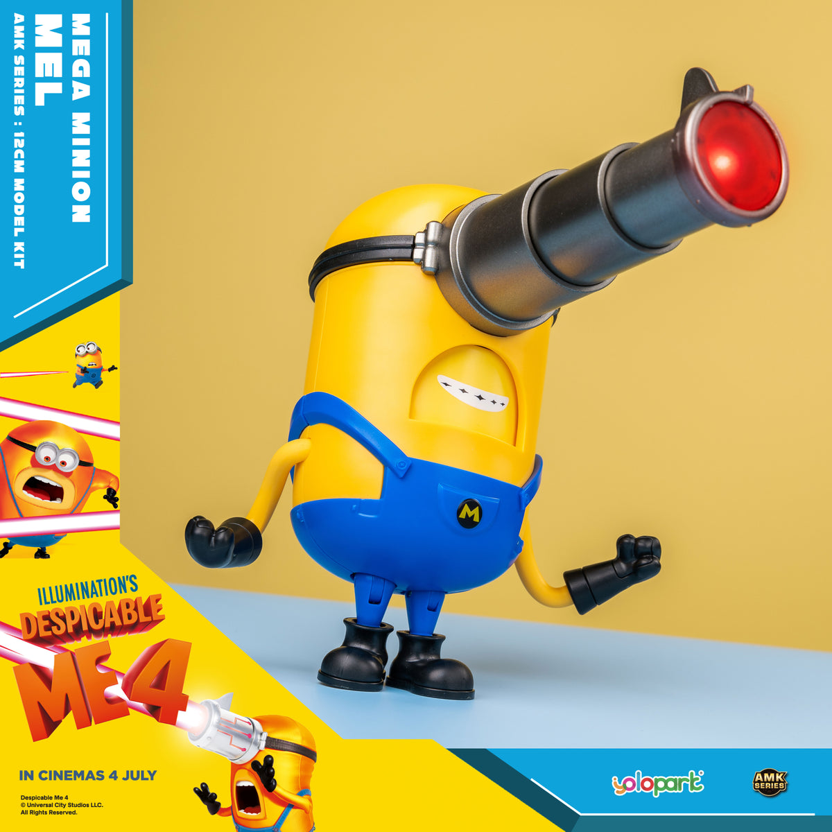 Despicable Me 4 - AMK Series Mega Minion MEL Model kit – Yolopark