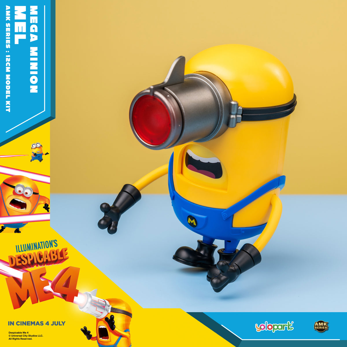 Despicable Me 4 - AMK Series Mega Minion MEL Model kit – Yolopark