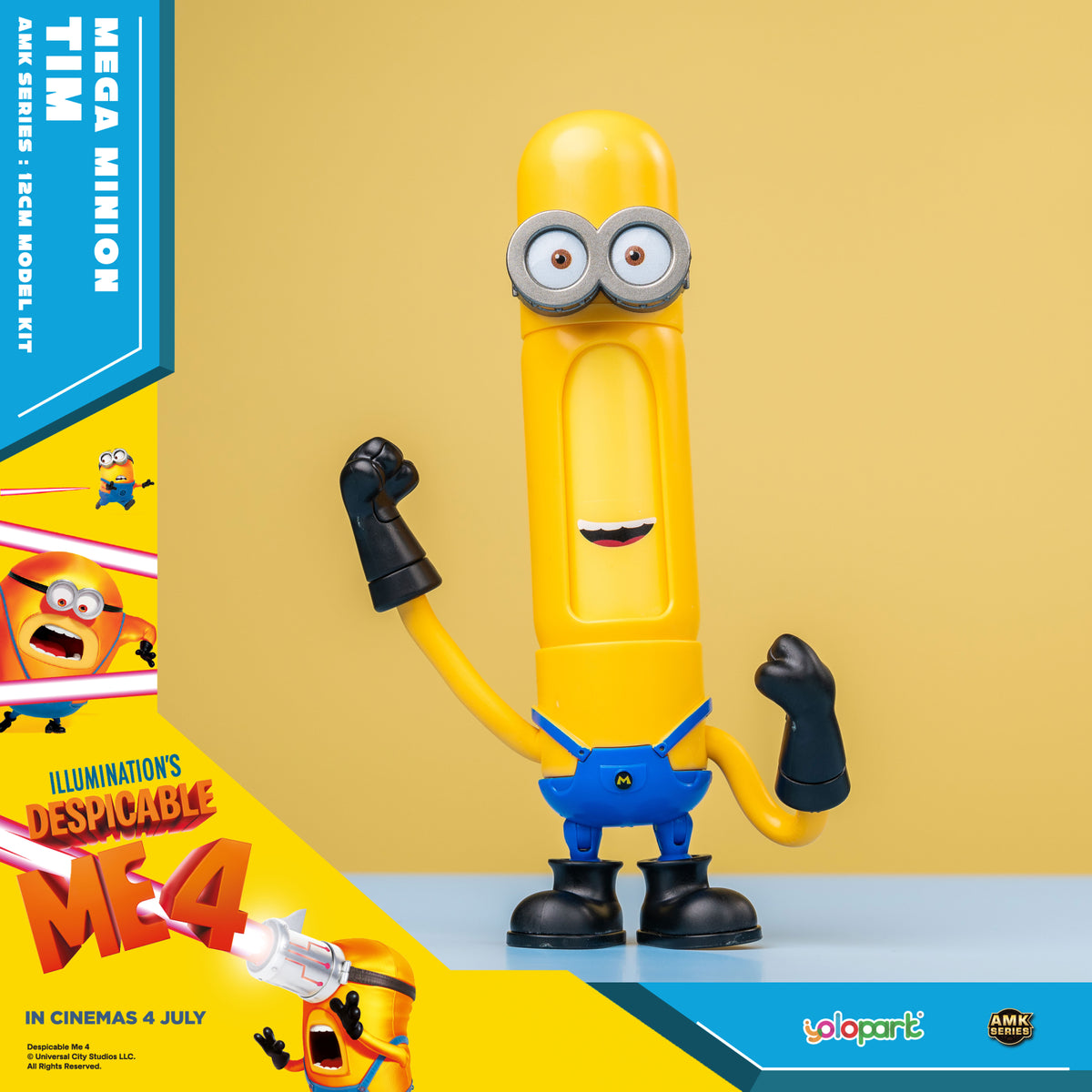 Despicable Me 4 - AMK Series Mega Minion TIM Model kit – Yolopark